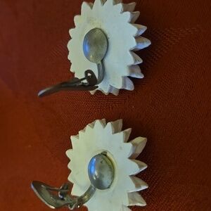 Source Unknown | Jewelry | Closet Clean Out Celluloid White Flower ...